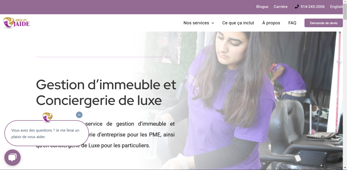Neolabs Portfolio: Groupe Jaide - Showcasing Expert Web Design ...
